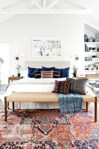 The Secret Of Bohemian Bedroom Rug Decor Ideas | Simdreamhomes