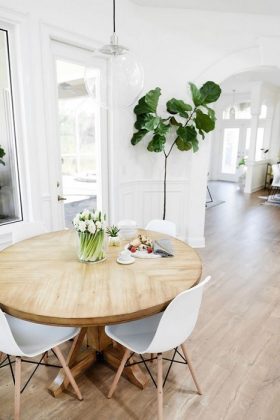 15 Modern Round Dining Table Design Ideas | Simdreamhomes