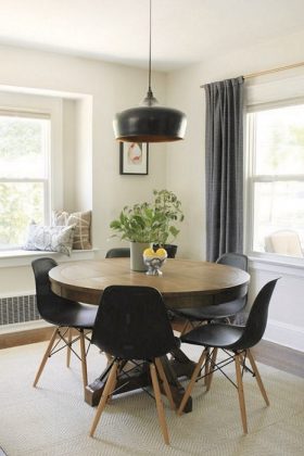 15 Modern Round Dining Table Design Ideas | Simdreamhomes